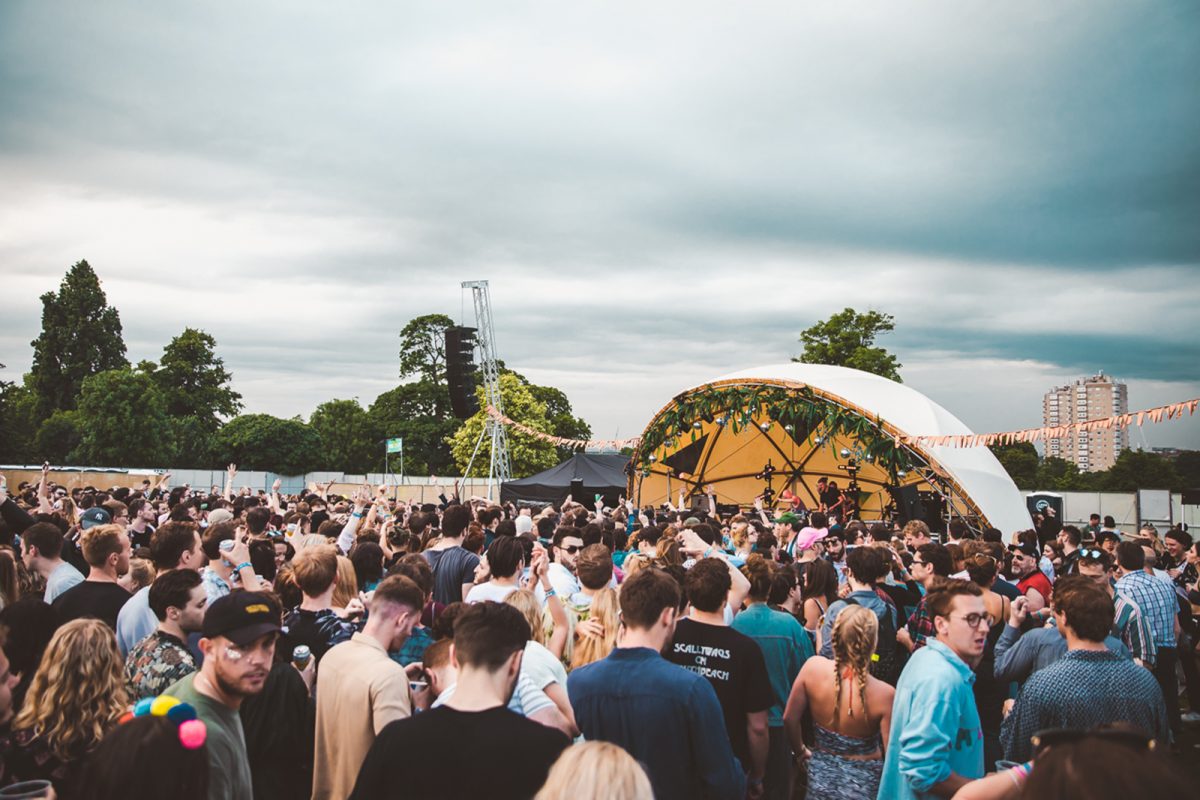 10m Open Stage Dome - The Dome Company - Geodesic Stage hire